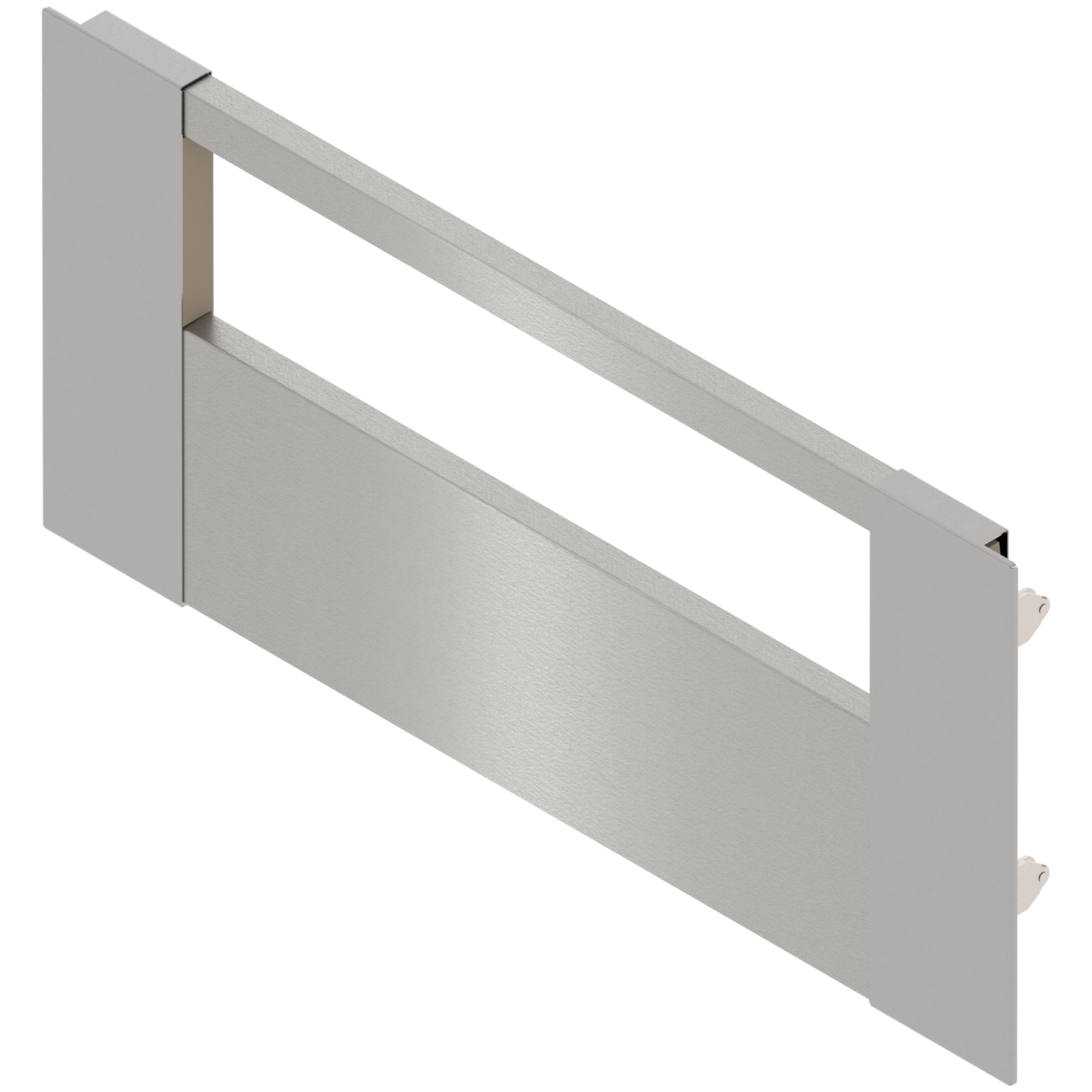 LEGRABOX DRAWER FRONT 450mm STAINLESS STEEL with FRONT GALLERY RAIL 07 ...